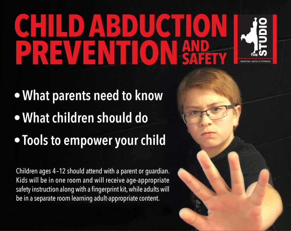 Child Abduction Prevention Workshop | THE STUDIO Martial Arts & Fitness